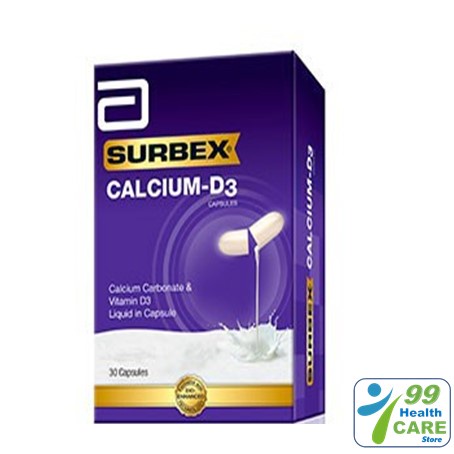 Abbott Surbex Calcium D3 30's | Shopee Malaysia