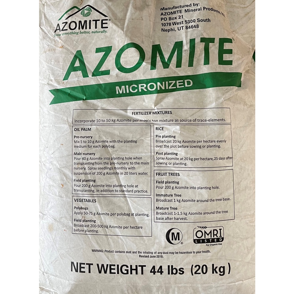 * ORIGINAL * Azomite Micronized 1kg repacking / baja " ready stock ...