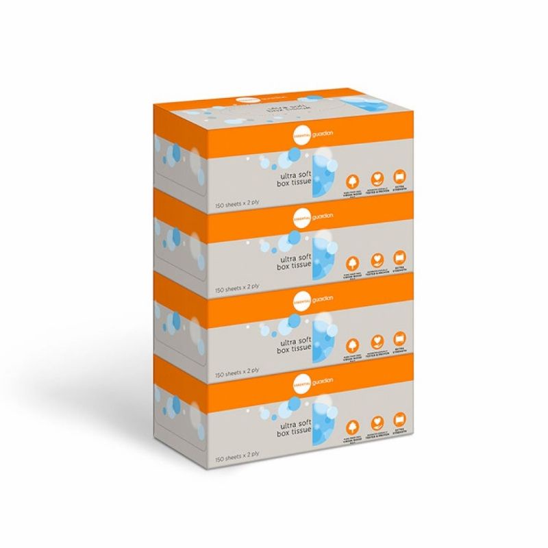 [150 sheets x 8] Guardian Ultra Soft Box Tissue 2 ply | Shopee Malaysia