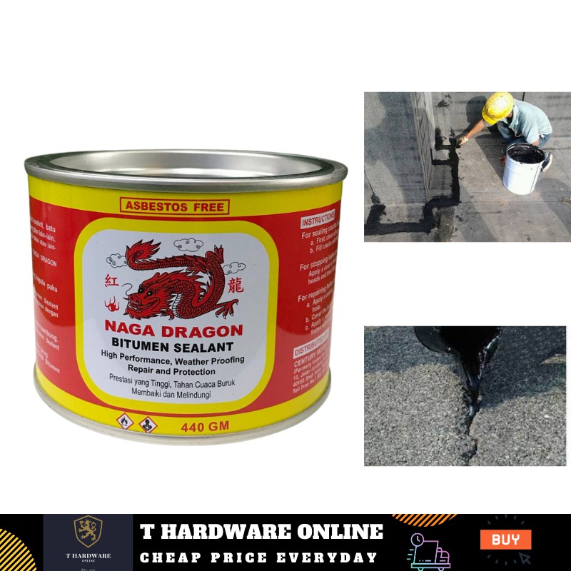 BITUMEN NAGA DRAGON Sealant Naga Dragon Bitumen Sealant 440g 2.5kg ...