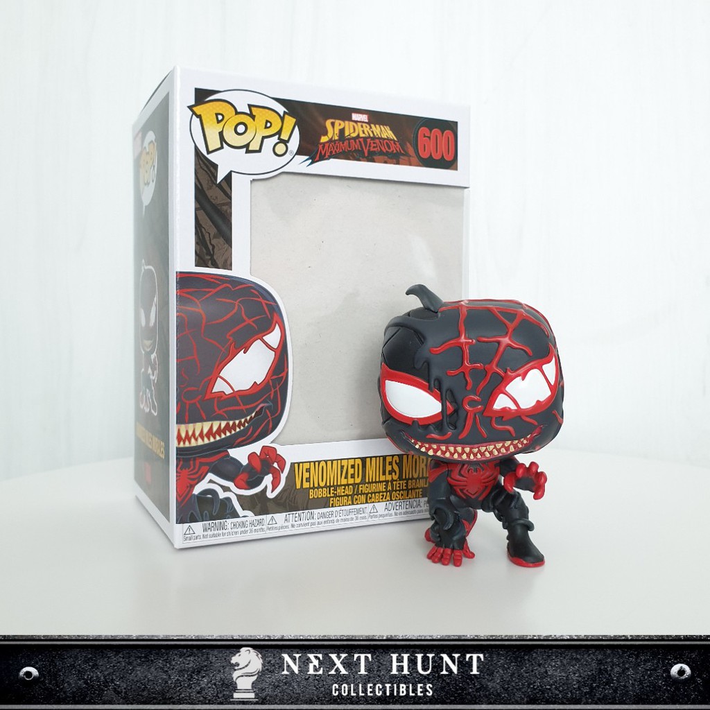 Funko Pop! Marvel 600 - Spider-Man: Maximum Venom - Venomized Miles ...