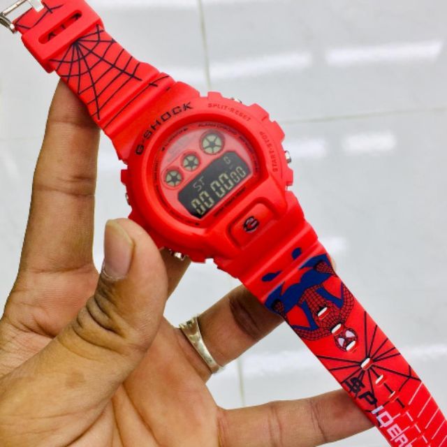 G Shock Spiderman Custom Digital Sale Hot 🔥 | Shopee Malaysia
