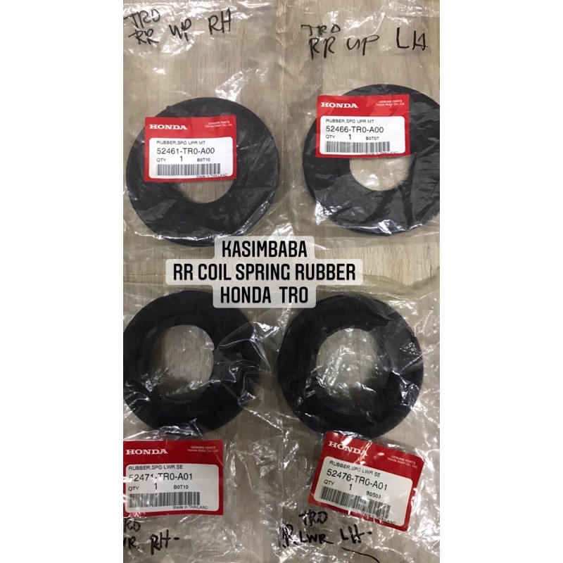 REAR COIL SPRING RUBBER HONDA CIVIC FB 1.8,FB 2.0 (TRO) GENUINE PARTS ...