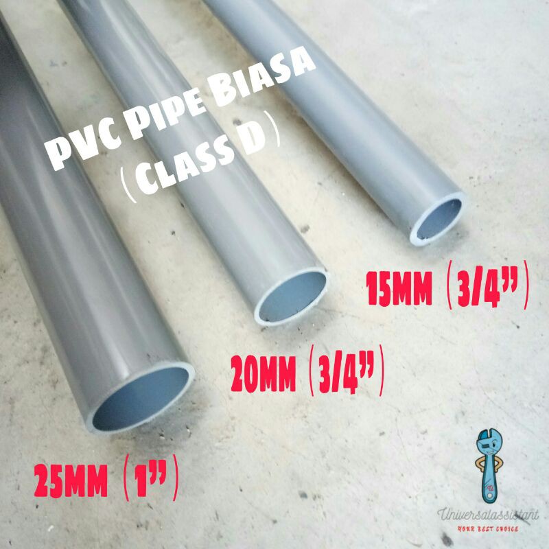【1/2” 3/4” 1” 】PVC Pipe Grey Colour 15mm 20mm 25mm / BBB SIRIM Pipe | Shopee Malaysia
