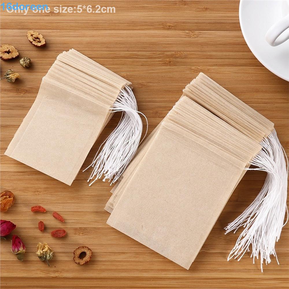 DOREEN Tea Bag 100pcs/lot Safe Disposable Eco-friendly For Herb Loose ...