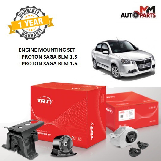 ENGINE MOUNTING FULLSET - PROTON SAGA BLM , 1.3 1.6 , AUTO / MANUAL ...