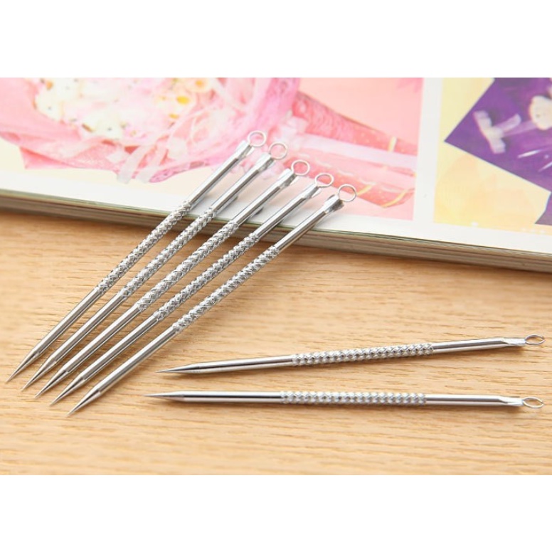 Acne Needle Double head Stainless Steel Acne Extractor Remover ...