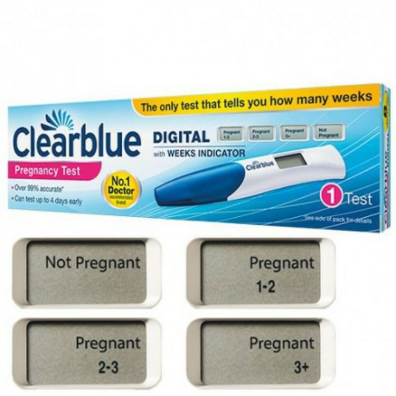 ClearBlue Digital UPT / Easy Pregnancy Test TesPek Hamil (Early ...