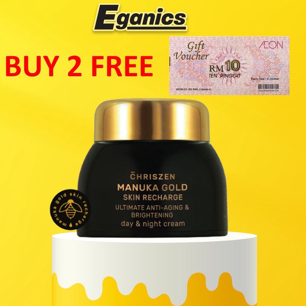 Chriszen Manuka Gold Skin Recharge Day & Night Cream 30g Buy 2 FREE ...