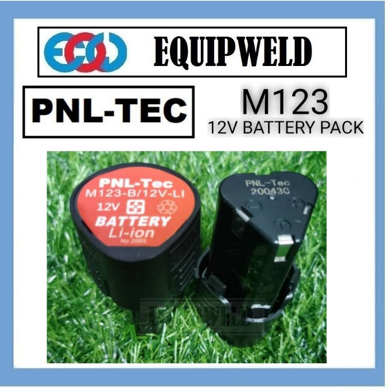 PNL-TEC M123 12V BATTERY PACK (ORIGINAL) CORDLESS HAMMER IMPACT DRILL ...