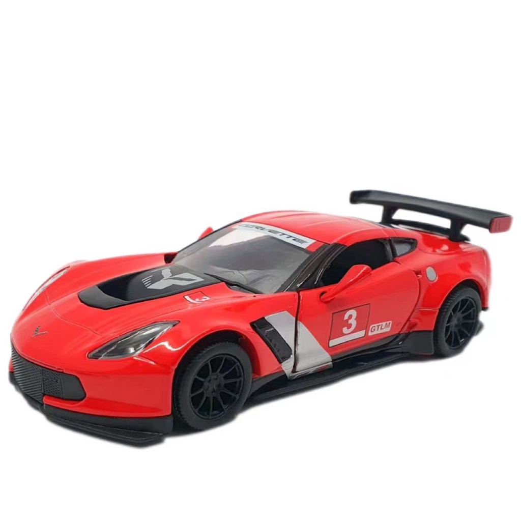 Original Kinsmart 2016 Corvette C7.R Race Car Scale 1/36 KT5397 Die ...