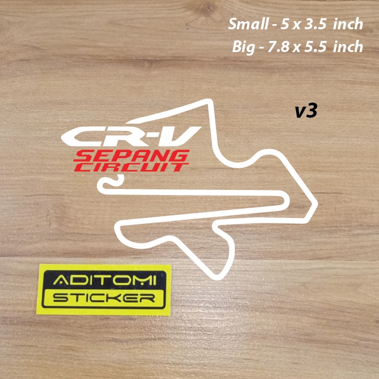 Honda Crv v3 Sepang Circuit diecut sticker | Shopee Malaysia