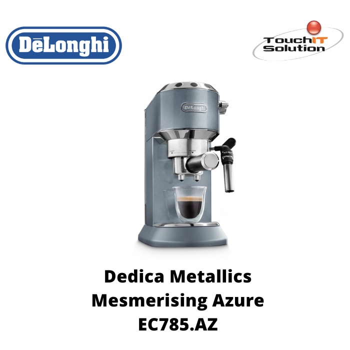 DELONGHI EC785.AZ Dedica Metallics Mesmerising Azure Pump Espresso ...