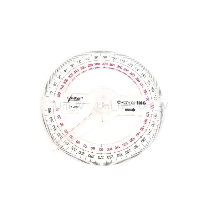 Protractor - 360 Degree Ruler Measuring Angle 圆尺 | Shopee Malaysia