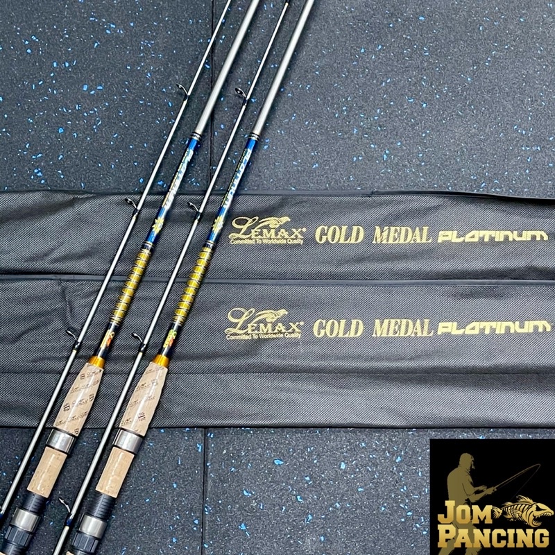 【Jom Pancing】LEMAX PLATINUM GOLD MEDAL Spinning Rod,Joran Mancing ...