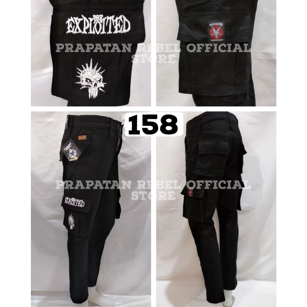 [Muslim 1] PDL Rock Metal Punk PRAPATAN REBEL Cargo Pants | Shopee Malaysia
