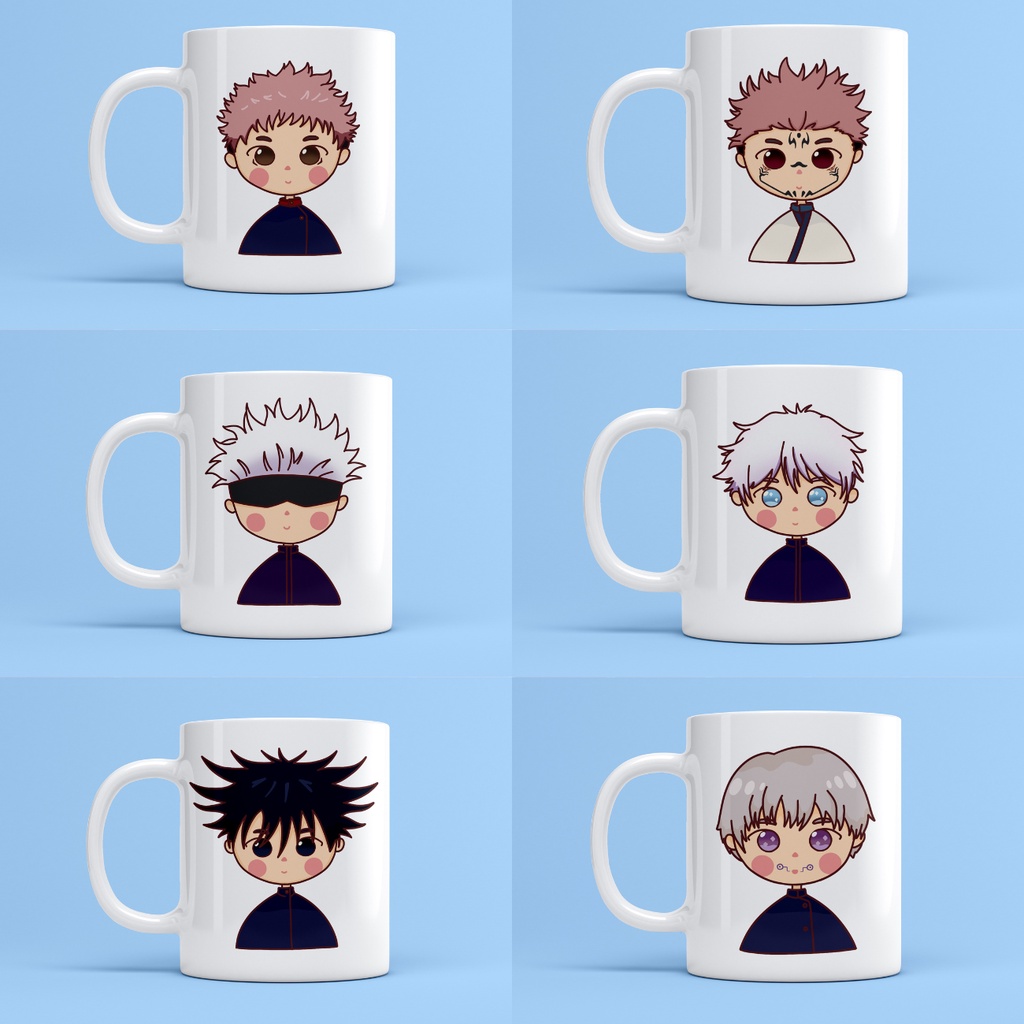 Jujutsu KAISEN MUG VER 2/ JJK MUG / ANIME GLASSES / CERAMIC MUG / YUJI ...