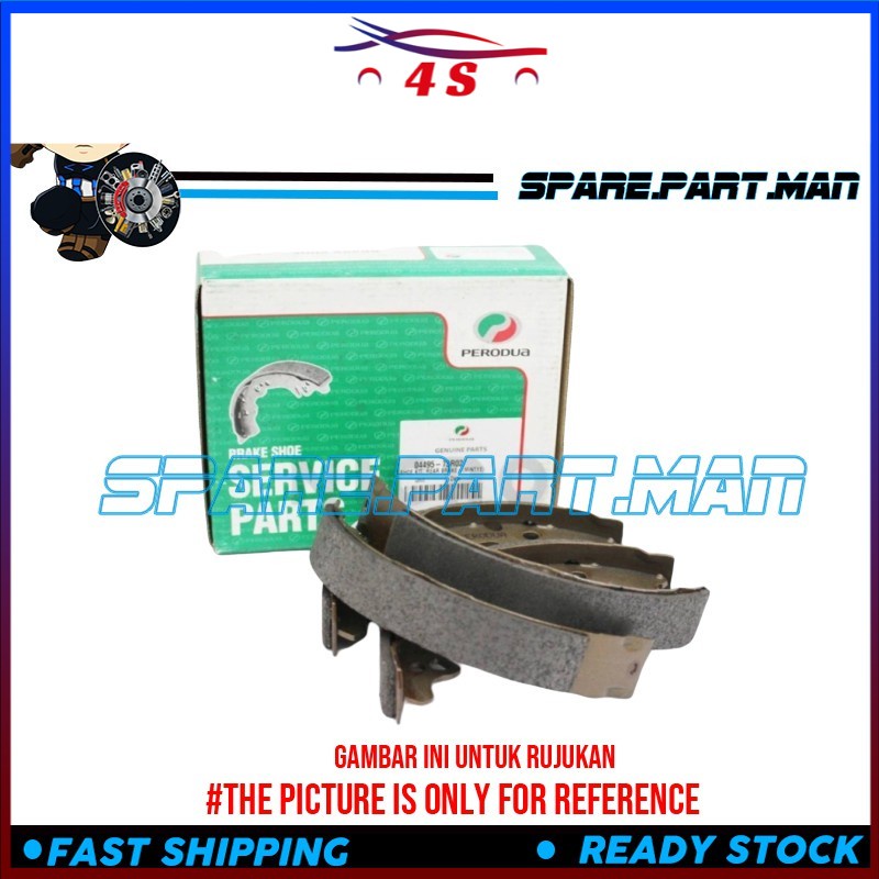 ORIGINAL PERODUA MYVI/LAGI BEST/AXIA/BEZZA REAR BRAKE SHOE SHOES 04495 ...
