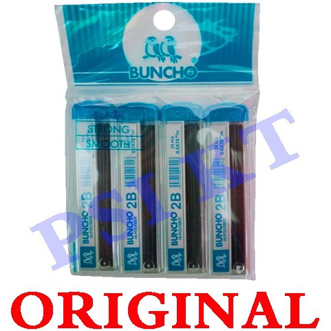 BUNCHO HI-POLYMER 2B SHARP LEAD 0.5 MM X 70MM / PACK ( 4 PCS ) | Shopee ...