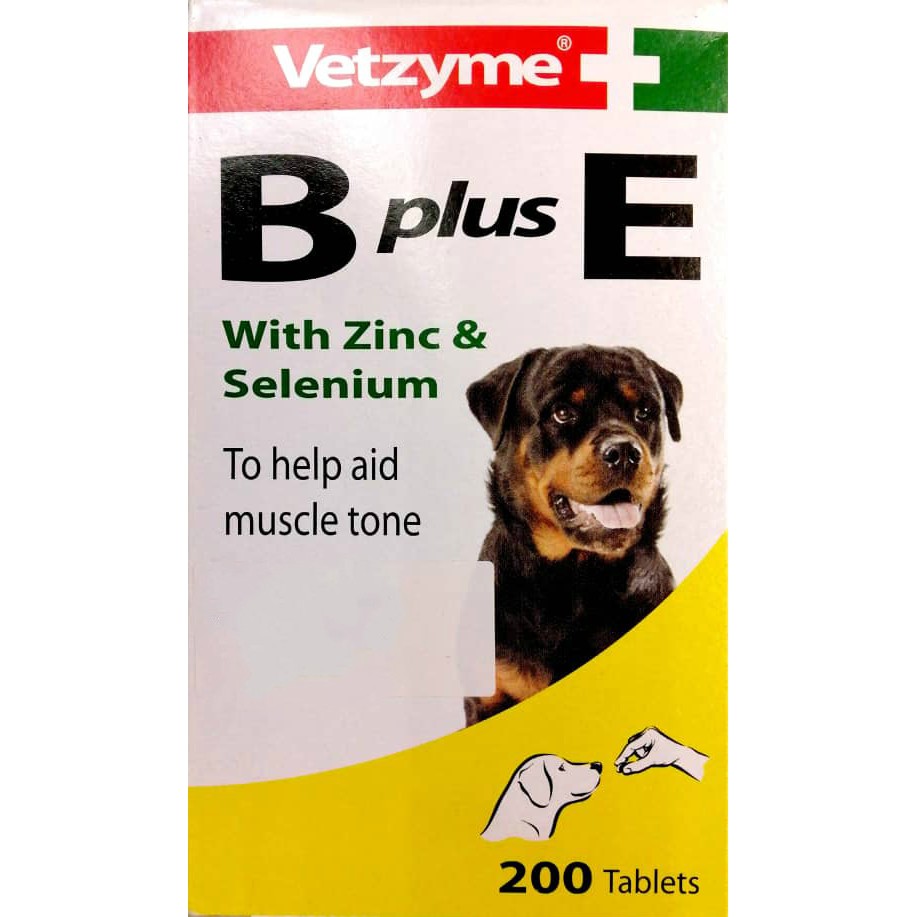 ;Vetzyme B plus E with Zinc & Selenium (200 Tablets)(EXPIRY: SEP 2024 ...
