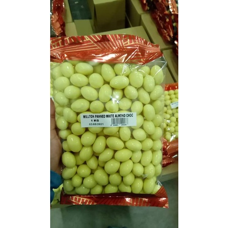 [1 KG] Danson Panned White Almond Chocolate | Shopee Malaysia