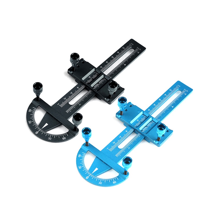 3 In 1 Height Gauge Ruler Aluminum Metal Parts Wheel RC Road Car Set Up ...
