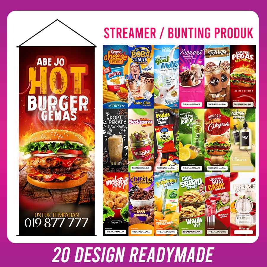 Banner Murah | Banner / Streamer Kedai | Banner Jualan | Banner Produk ...