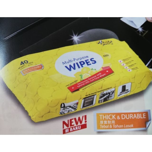 Multi - Purpose Wipes ( 40 pcs) | Shopee Malaysia