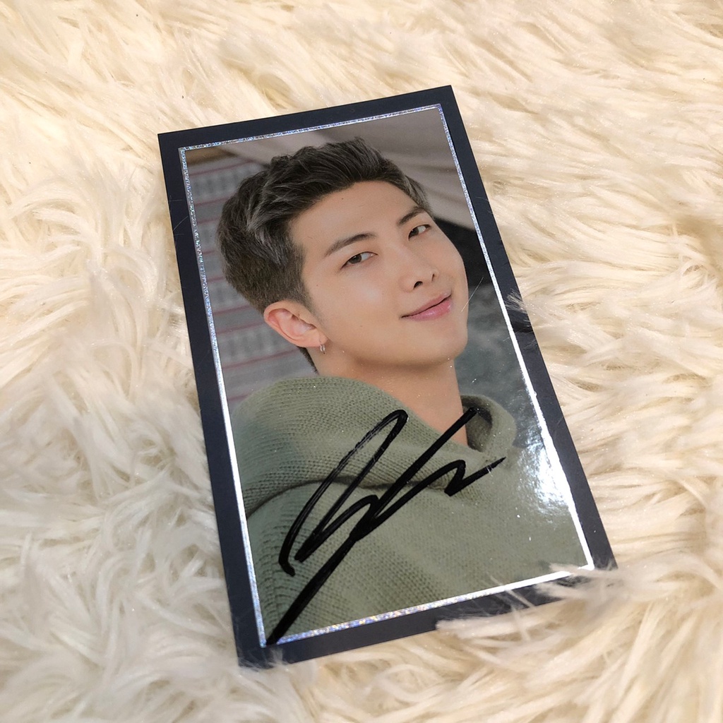 BTS RM photocard Signature | Shopee Malaysia