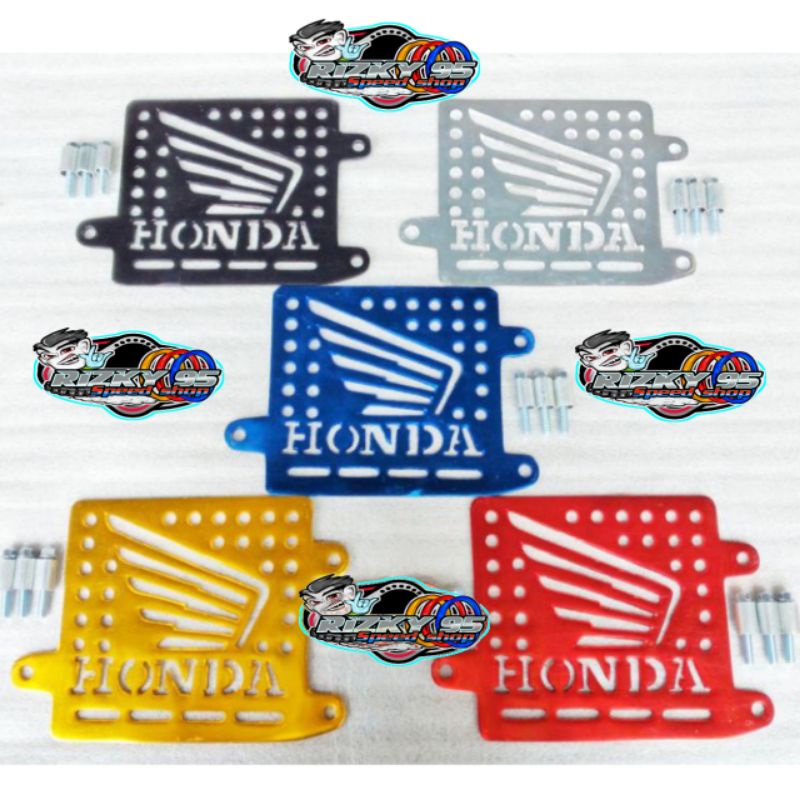 Hrc cnc radiator Cover honda vario 125150pcx adv logo plus boshing Bolt ...