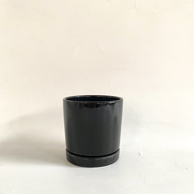 TA Pot 02 ceramic pot (Black, small) | Shopee Malaysia