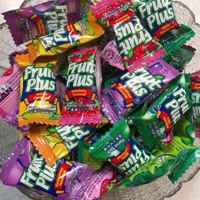 Fruit Plus Chewy Candy 4 Flavors /22 pcs水果糖 | Shopee Malaysia