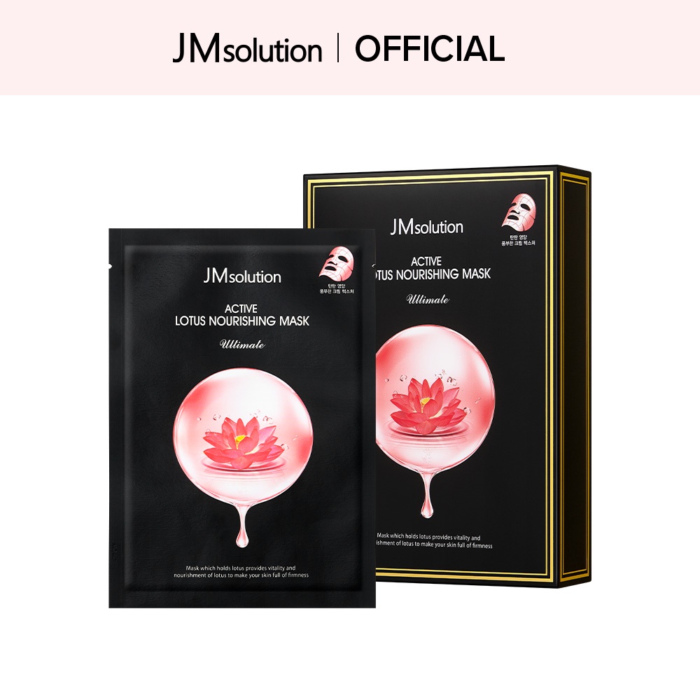 [JMsolution] active lotus nourishing mask ultimate (10sheets) | Shopee Malaysia