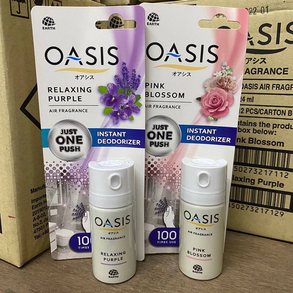 Oasis Air Fragrance , Eliminate Odor In Just 1 Push Air Care Spray ...