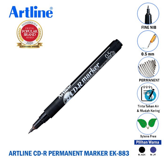 Artline CD-R MARKER EK-883 0.5MM | Shopee Malaysia