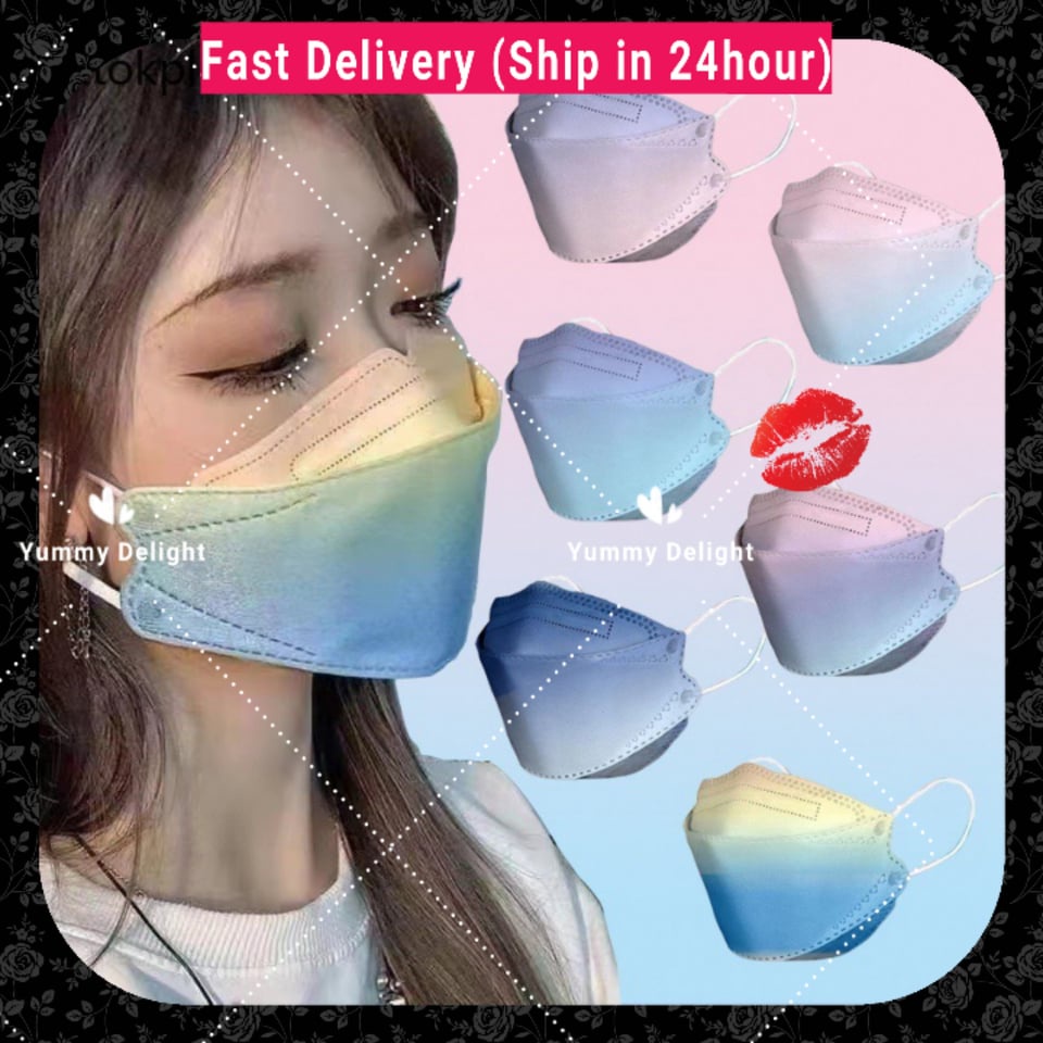 READY STOCK KF94 face mask 4fly Comfortable breathable>99.5% effective ...