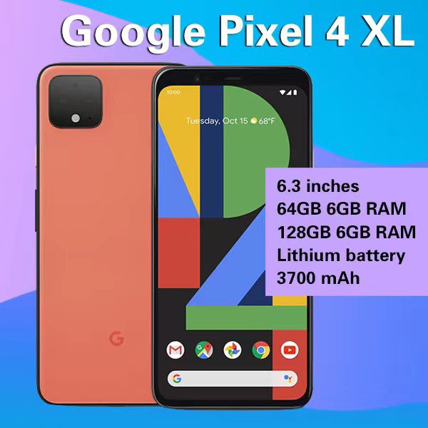 Google Pixel 4 XL 64GB 6GB RAM, 128GB 6GB RAM phone factory unlocked ...