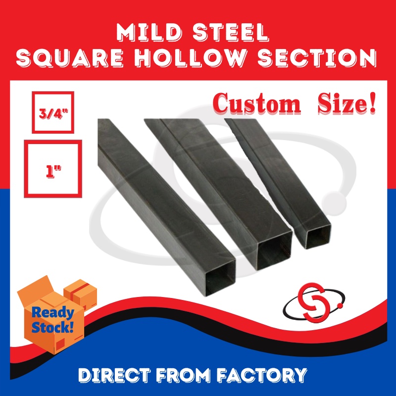 SCM Metal Square Tube Hollow Mild Steel Square Hollow Section Hollow ...