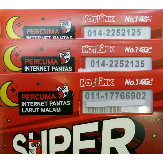 HOTLINK PREPAID SIMCARD | Shopee Malaysia