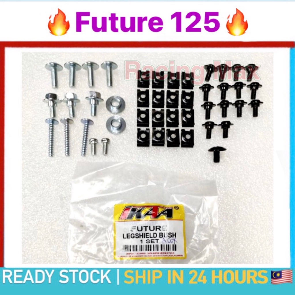 HONDA FUTURE125 FUTURE 125 LEGSHIELD LEG SHIELD SCREW SKRU SKREW BUSH ...