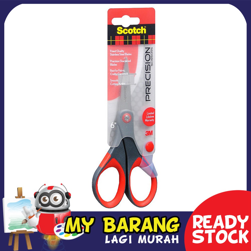 3M Scotch 6 Precision Scissors 1446 Scotch™ 6" Precision Scissors ...