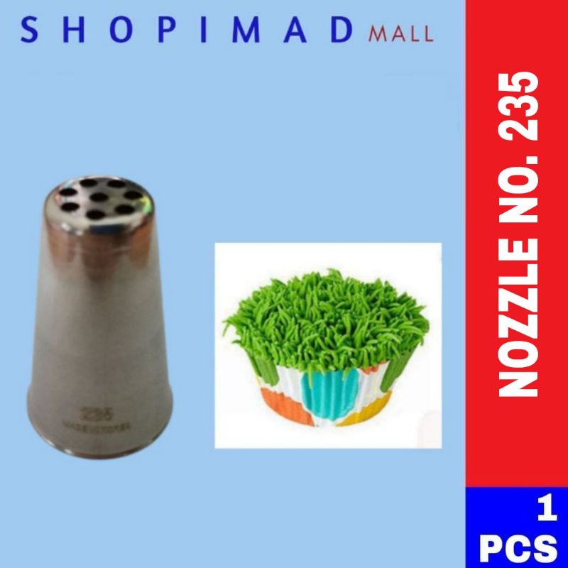 NOZZLE 235 | NOZZLE RUMPUT | GRASS ICING NOZZLE | NOZEL AISING | Shopee ...