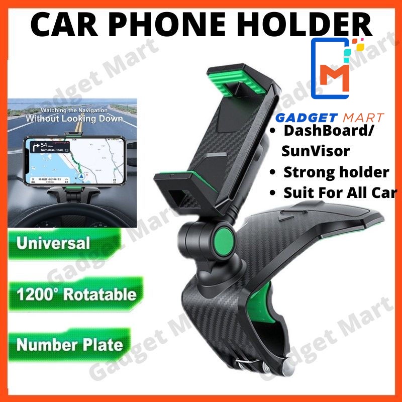 Multi Rotating Car Phone Holder Dashboard Phone Holder Multi Function ...
