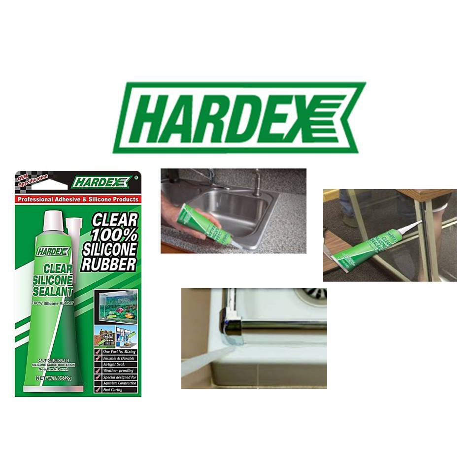[100% ORIGINAL] HARDEX RS850 CLEAR SILICONE SEALANT | Shopee Malaysia