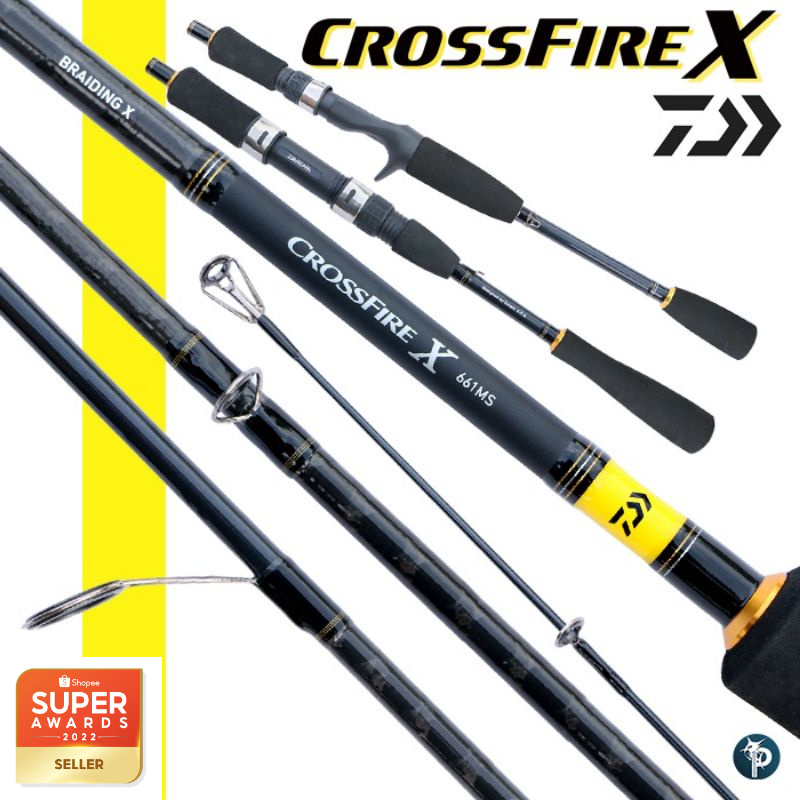 2018 DAIWA fishing rod CROSSFIRE-X SPINNING & BAITCASTING ROD | Shopee Malaysia