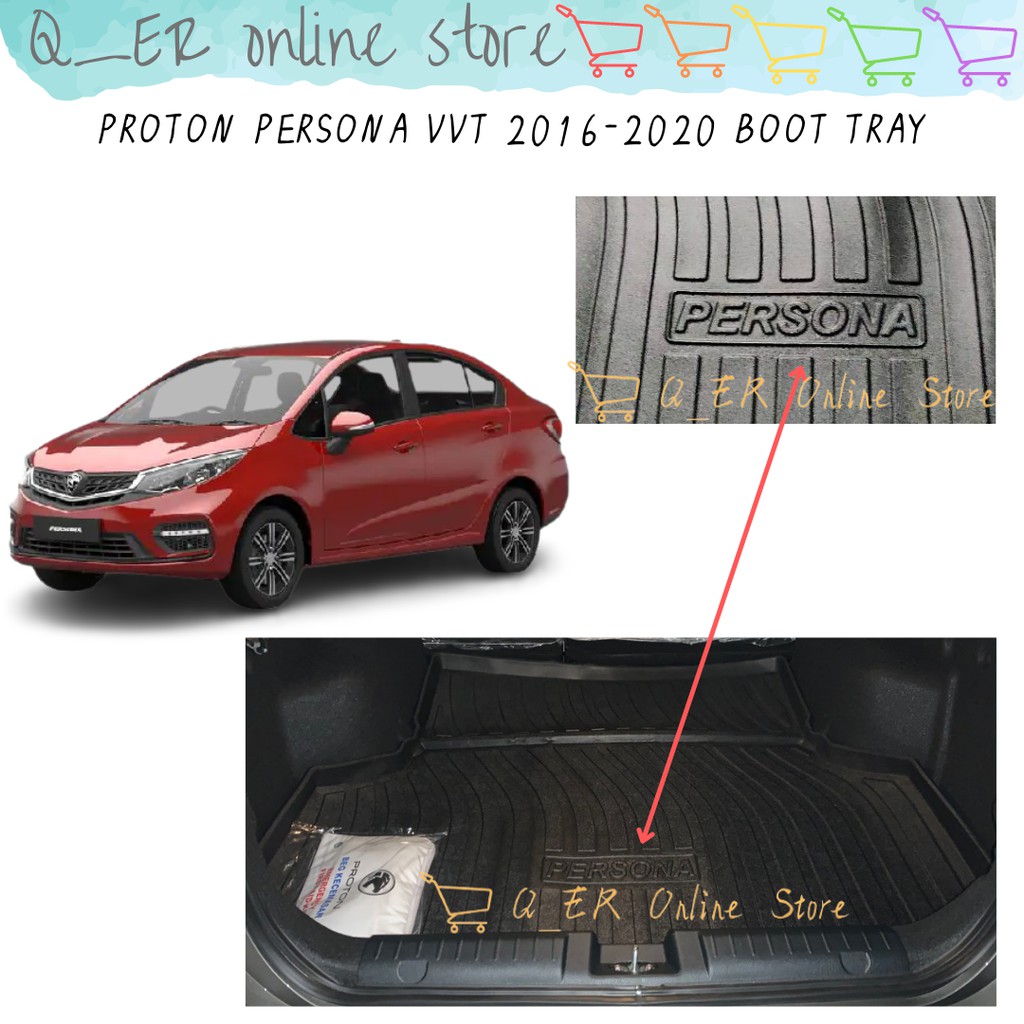 PROTON PERSONA VVT 2016-2021 REAR CARGO BOOT TRAY / TRUNK TRAY | Shopee ...
