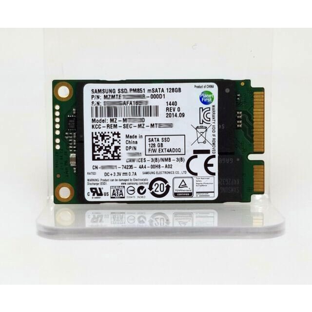 Samsung PM851 mSata 256GB Mini PCIe MZ-MTE2560 MZMTE256 Solid State ...
