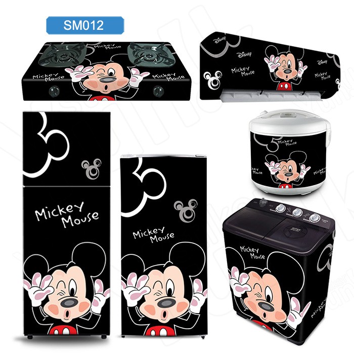 MESIN Sticker 1 & 2-door Refrigerator, Stove, Stove, AC, Minnie Mouse ...