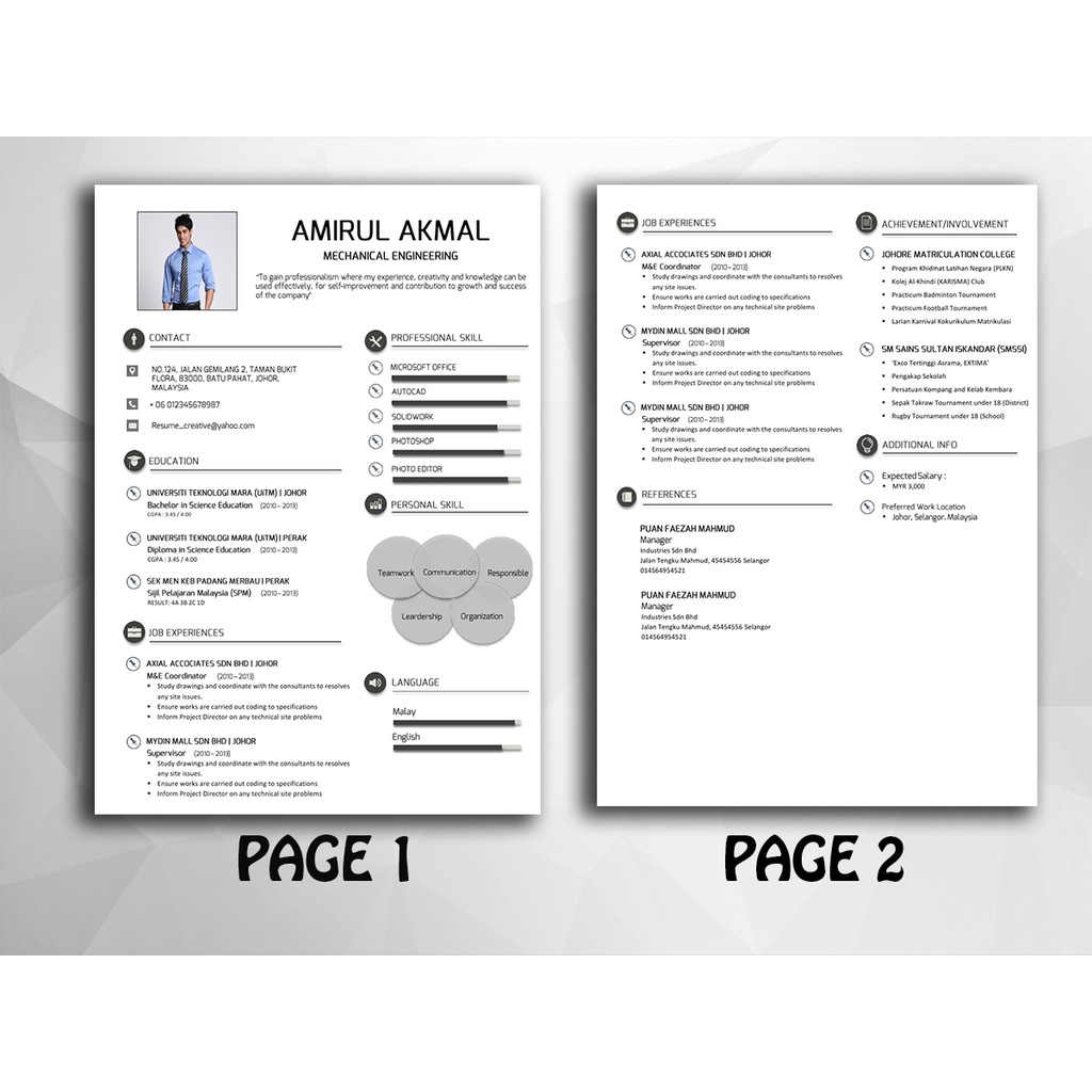 RESUME SIAP !!! ANDA CUMA PERLU BERI MAKLUMAT. KAMI BUATKAN RESUME ANDA ...