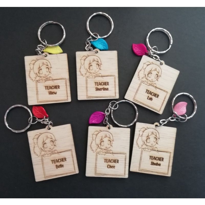 Keychain Hadiah Untuk Cikgu/Keychain Hari Guru | Shopee Malaysia